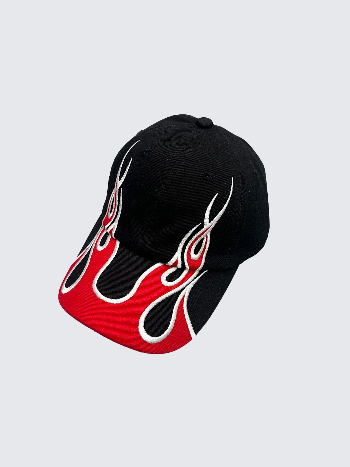 Embroidered Flame Baseball Cap – Slick Street