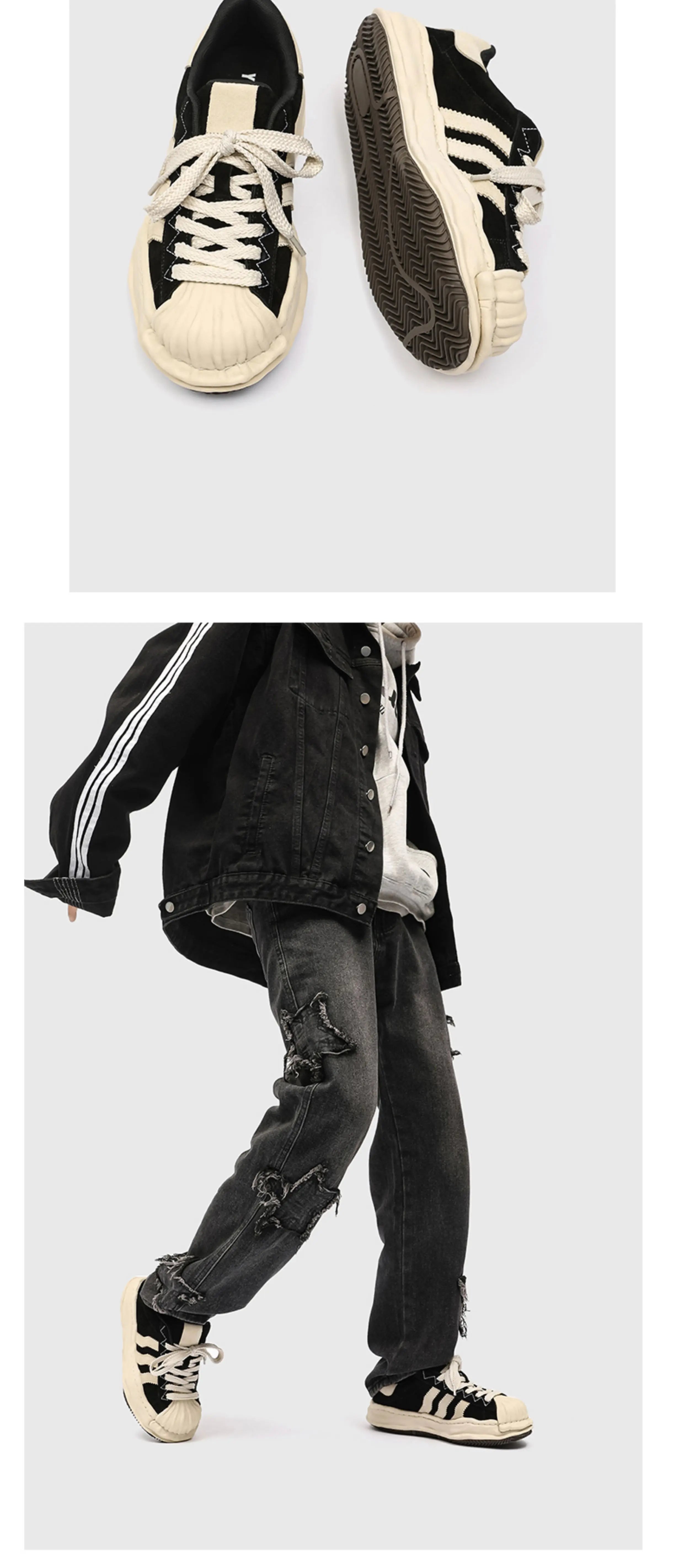SP1 Striped Board Sneakers – Slick Street