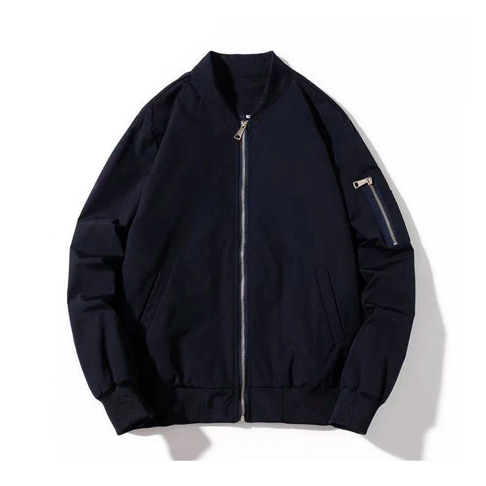 Plain Color With Kangaroo Pocket Jacket – Slick Street