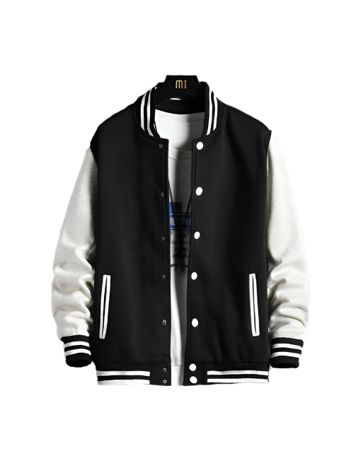 Solid Varsity Jacket – Slick Street
