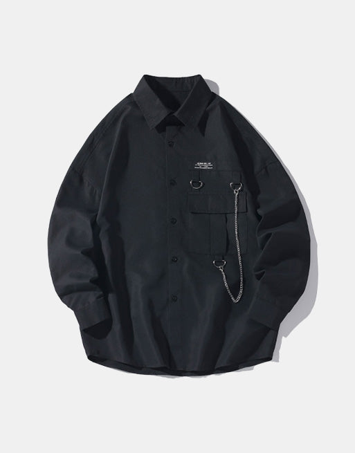 Casual Chain Style Shirt – Slick Street