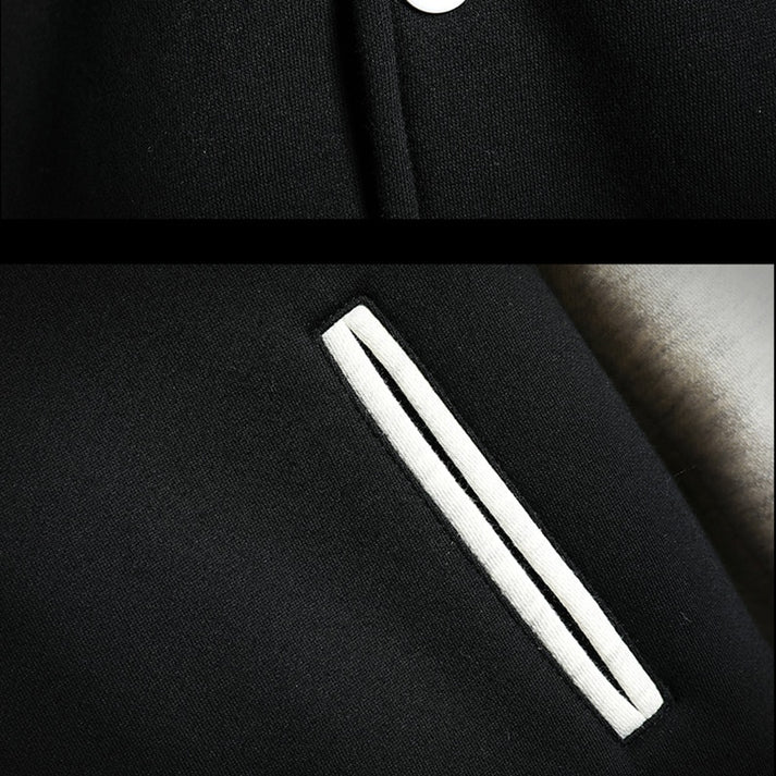 Solid Varsity Jacket – Slick Street