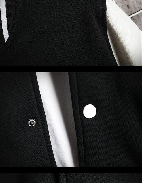 Solid Varsity Jacket – Slick Street