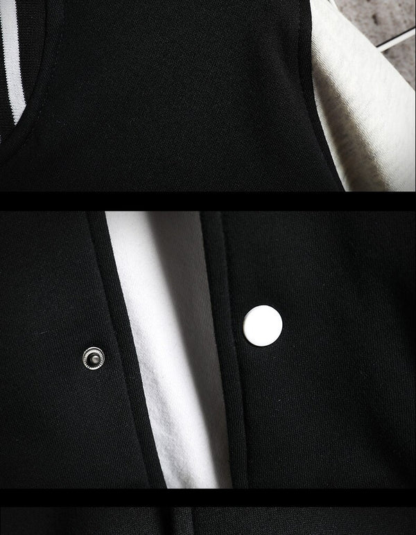 Solid Varsity Jacket – Slick Street