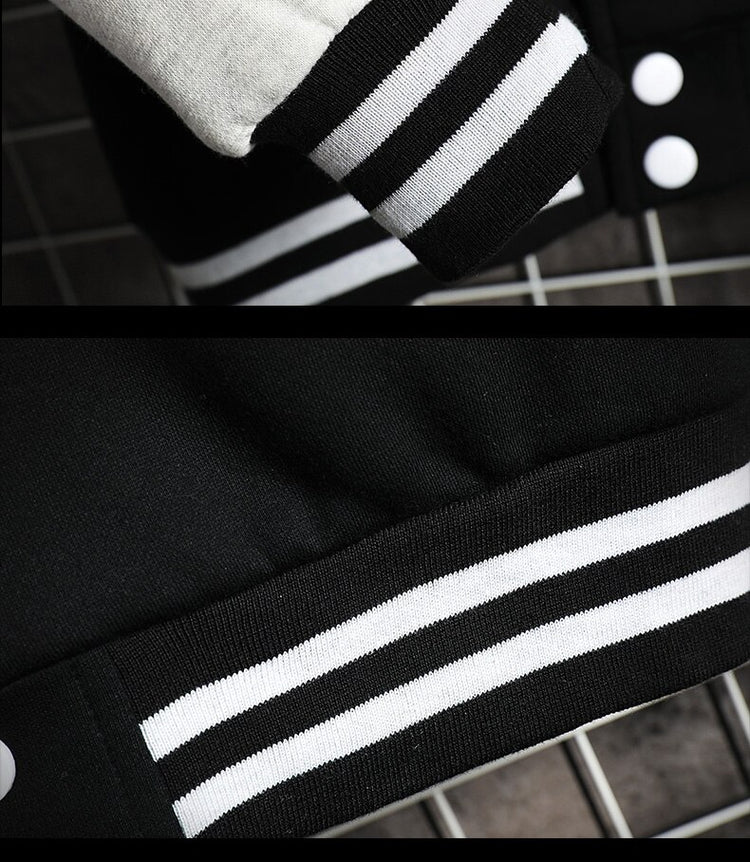 Solid Varsity Jacket – Slick Street